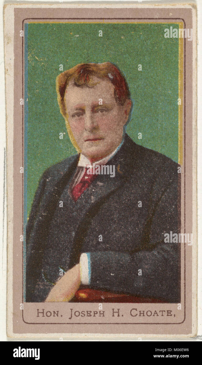 Portrait of Joseph H. Choate, an American lawyer and diplomat, part of ...