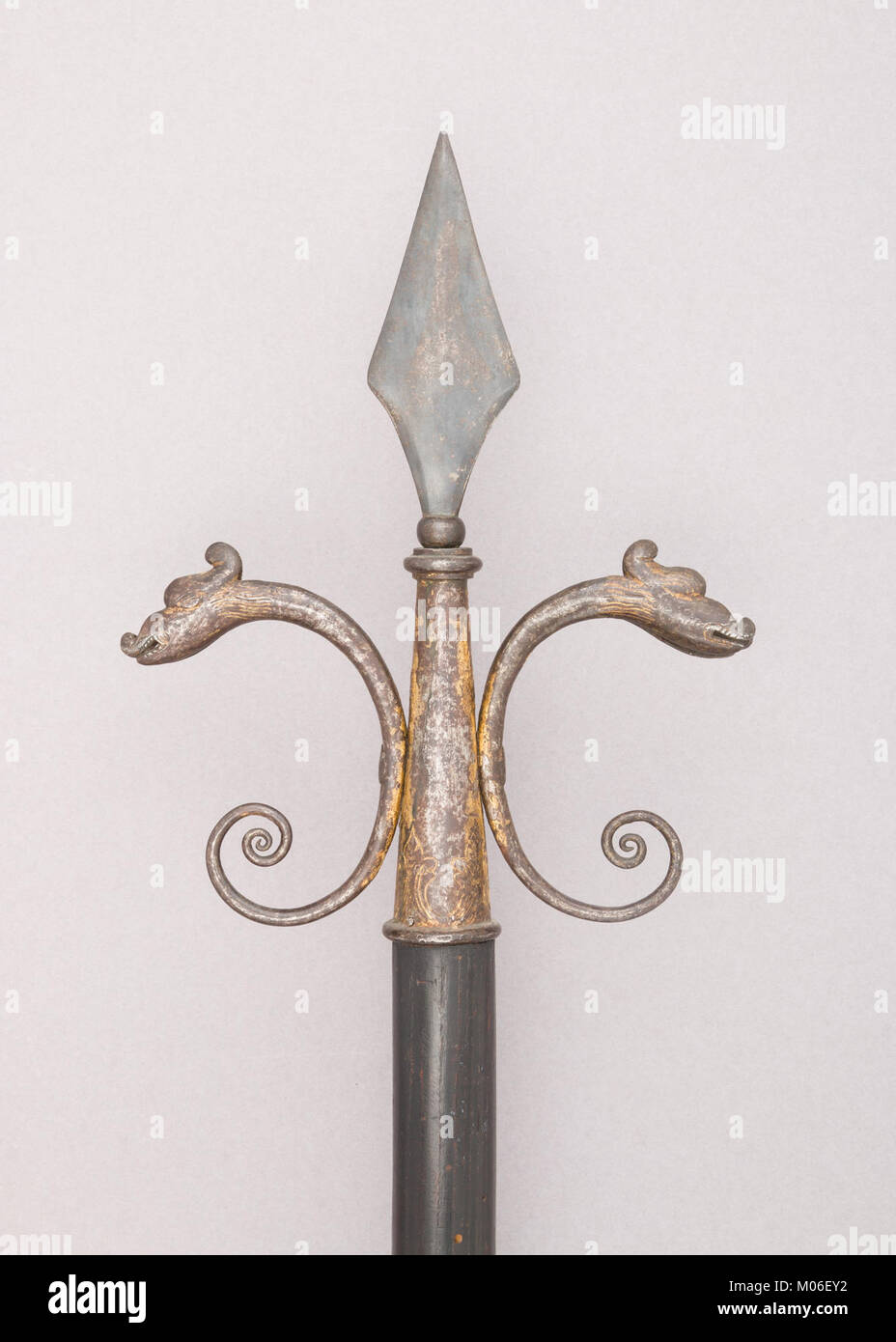 This linstock, part of the MET collection, was used to ignite firearms ...