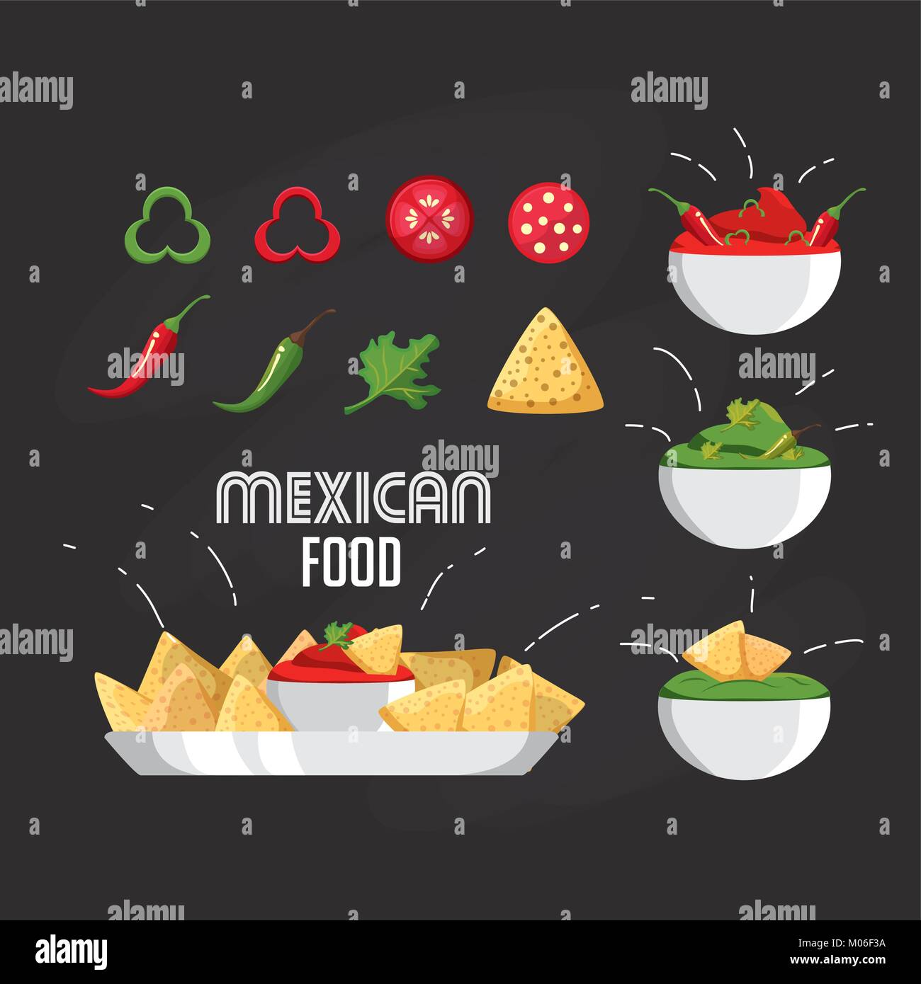 Mexican food design Stock Vector Image & Art - Alamy