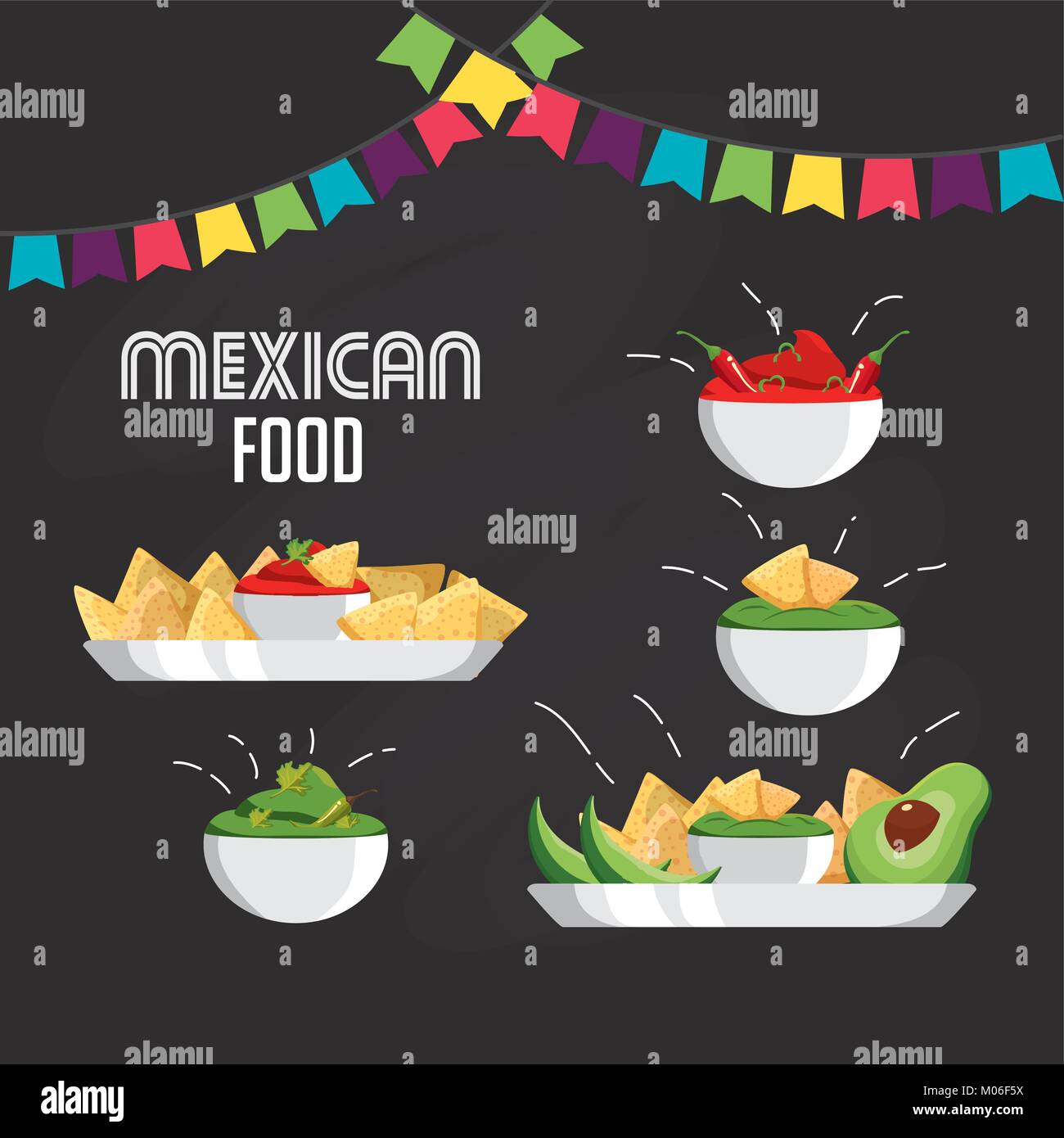 Mexican food design Stock Vector Image & Art - Alamy