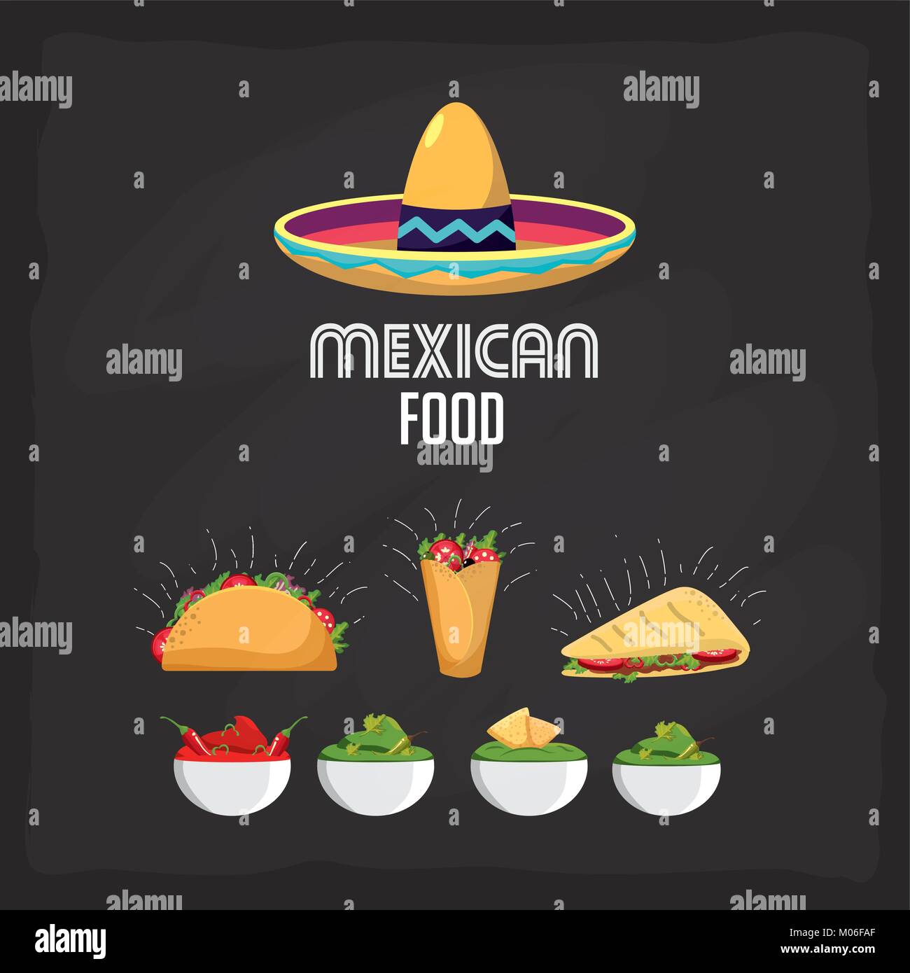Mexican food design Stock Vector Image & Art - Alamy