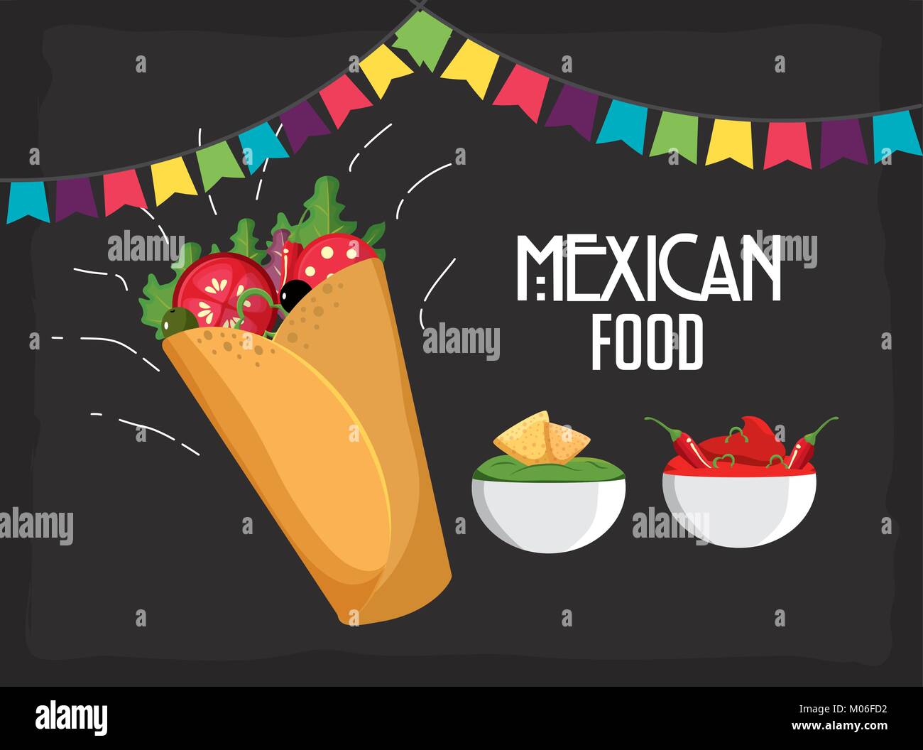 Mexican food design Stock Vector Image & Art - Alamy