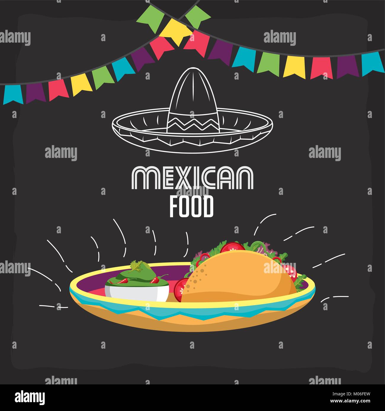 Mexican food design Stock Vector Image & Art - Alamy