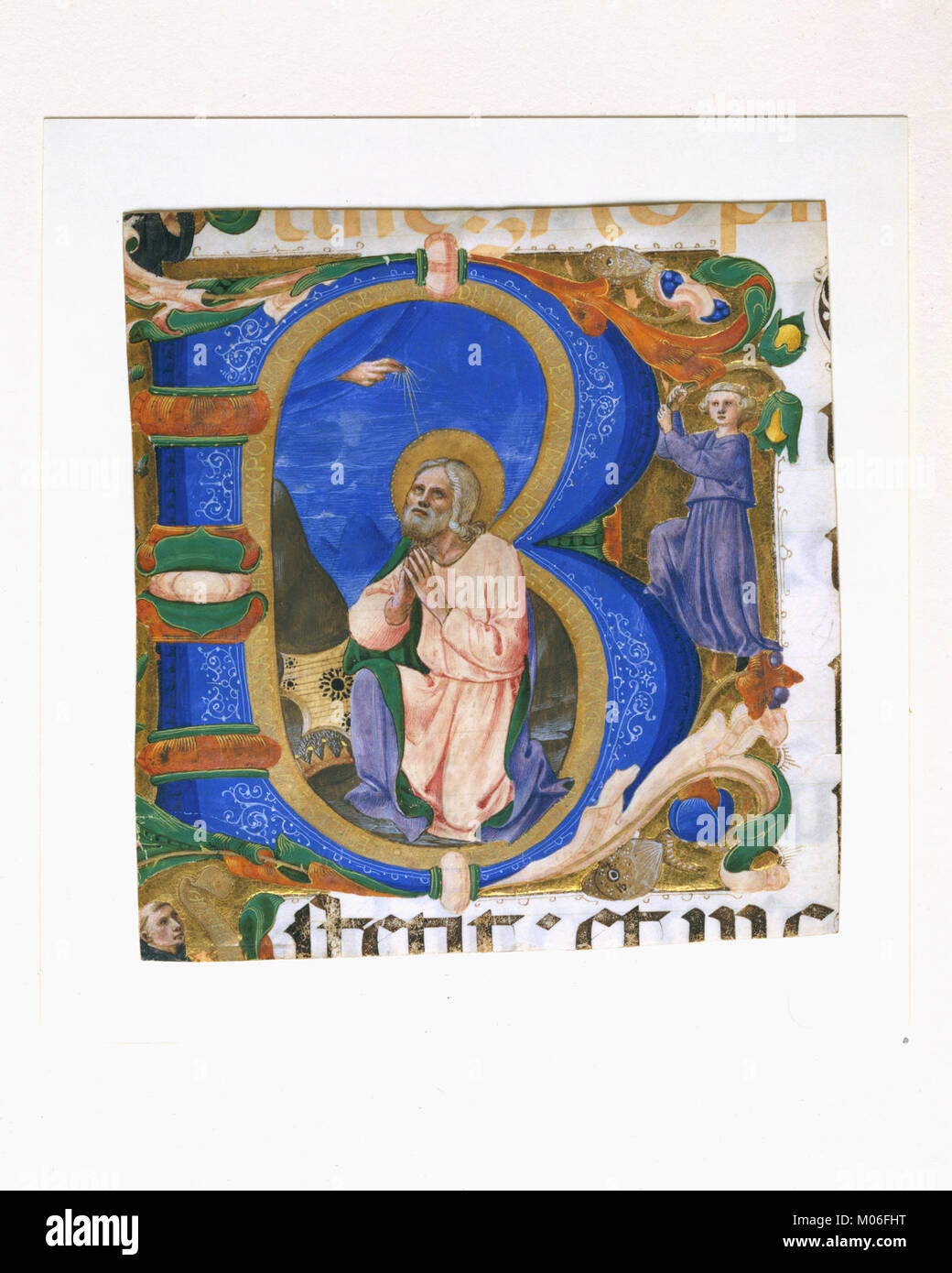 This illuminated manuscript from the MET depicts King David in prayer ...
