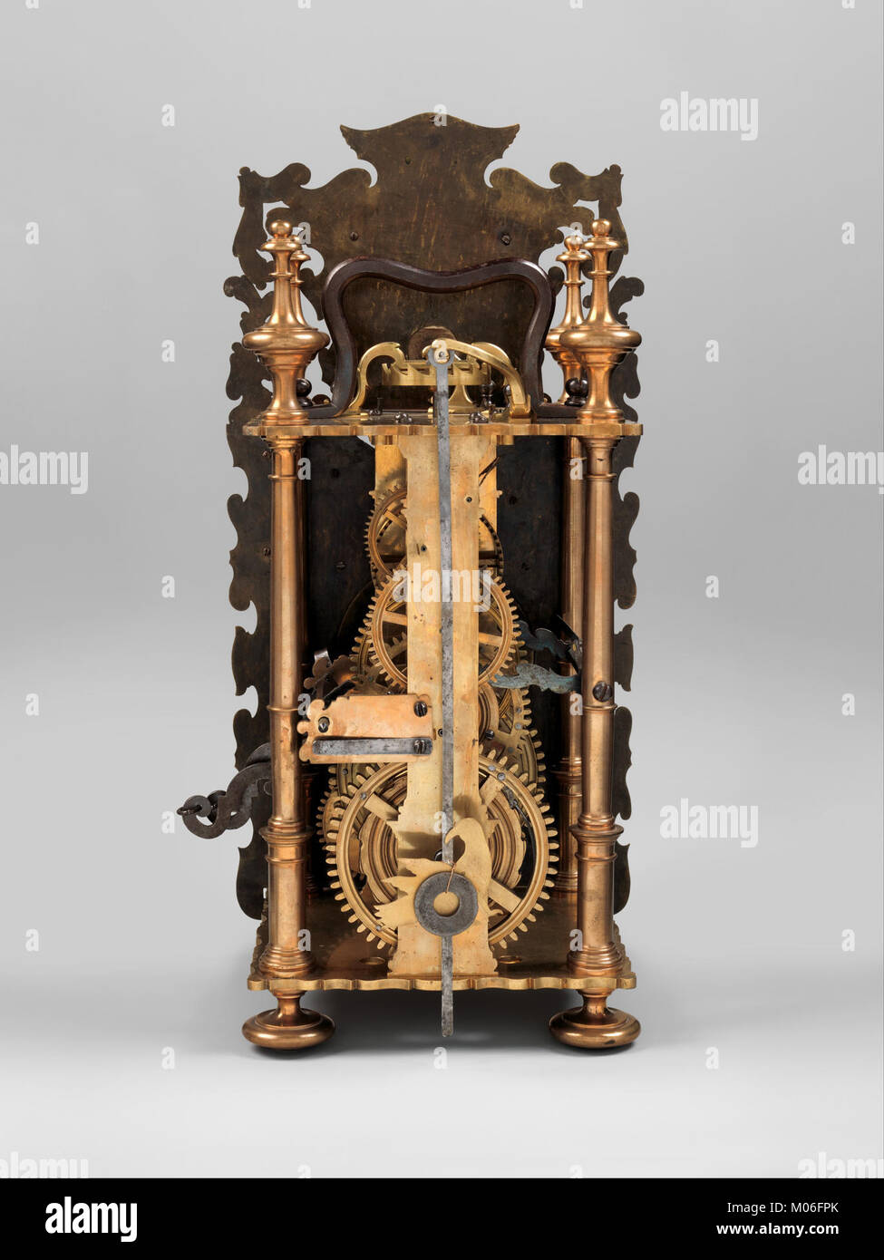 This longcase clock represents the timekeeping technologies of its era ...