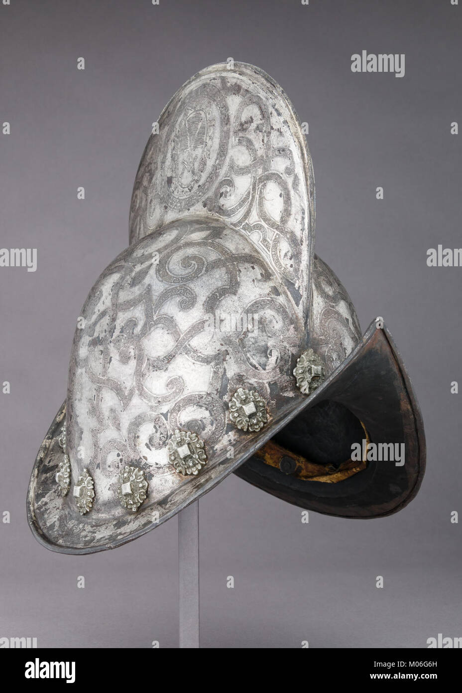 This 16th-century Morion helmet reflects military design, showcasing ...