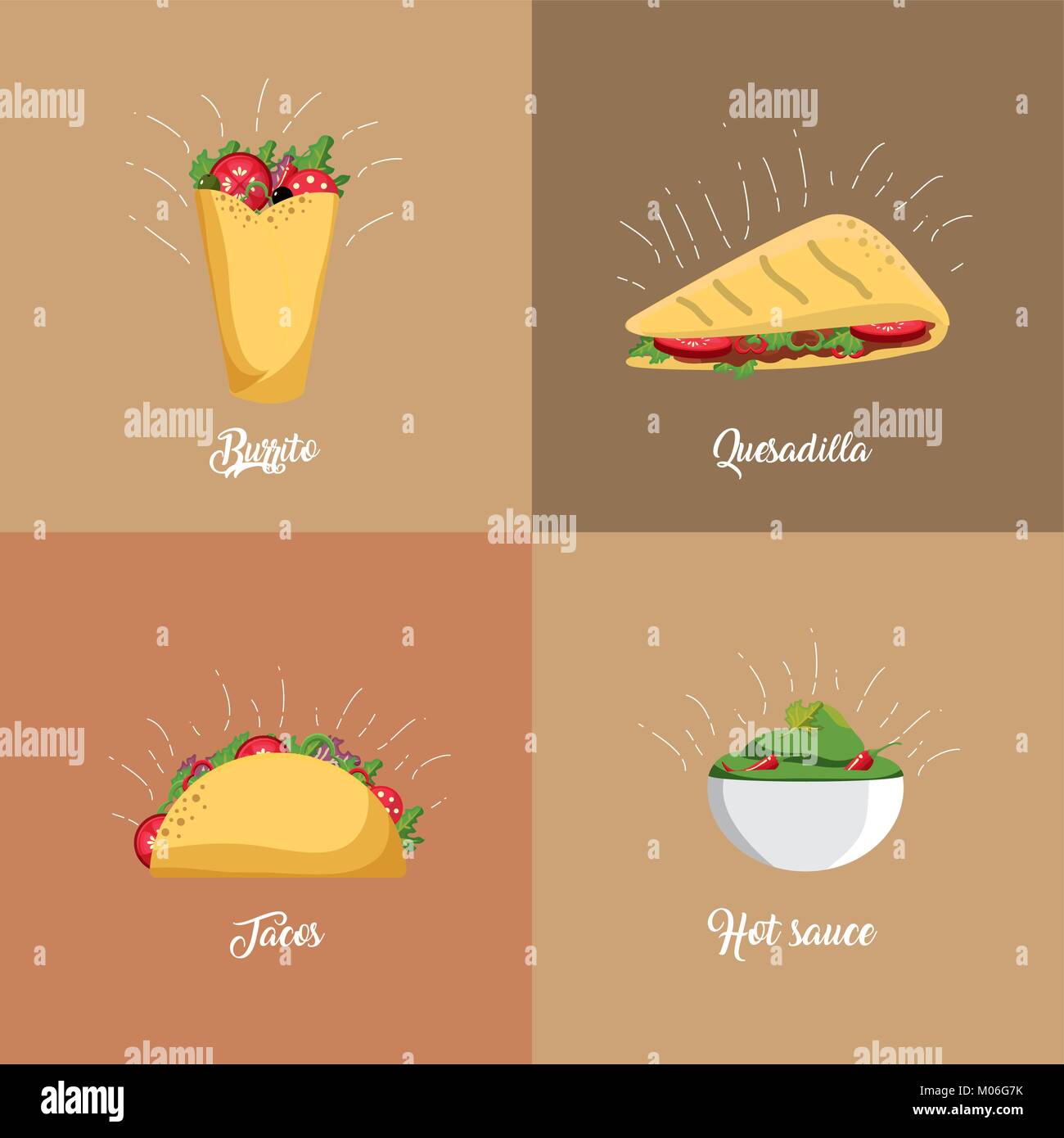 Mexican food design Stock Vector Image & Art - Alamy