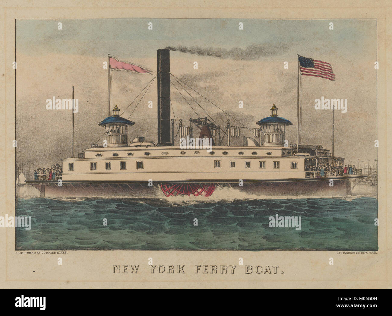New York Ferry Boat MET DP853635 Stock Photo - Alamy