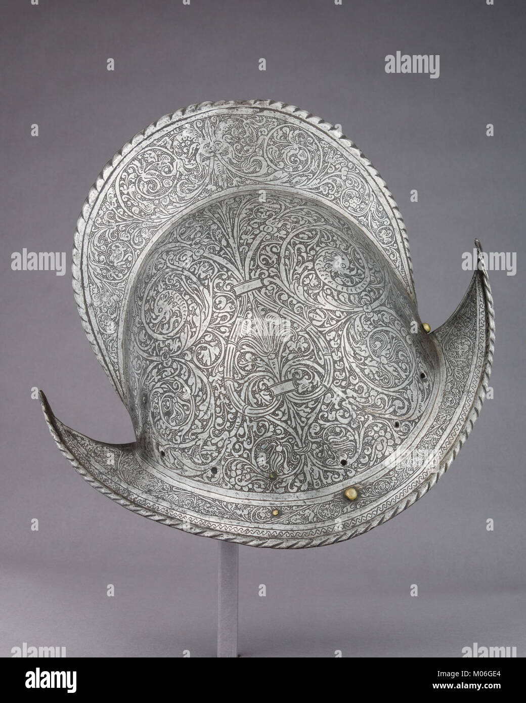 The morion is a type of helmet commonly worn during the 16th and 17th ...