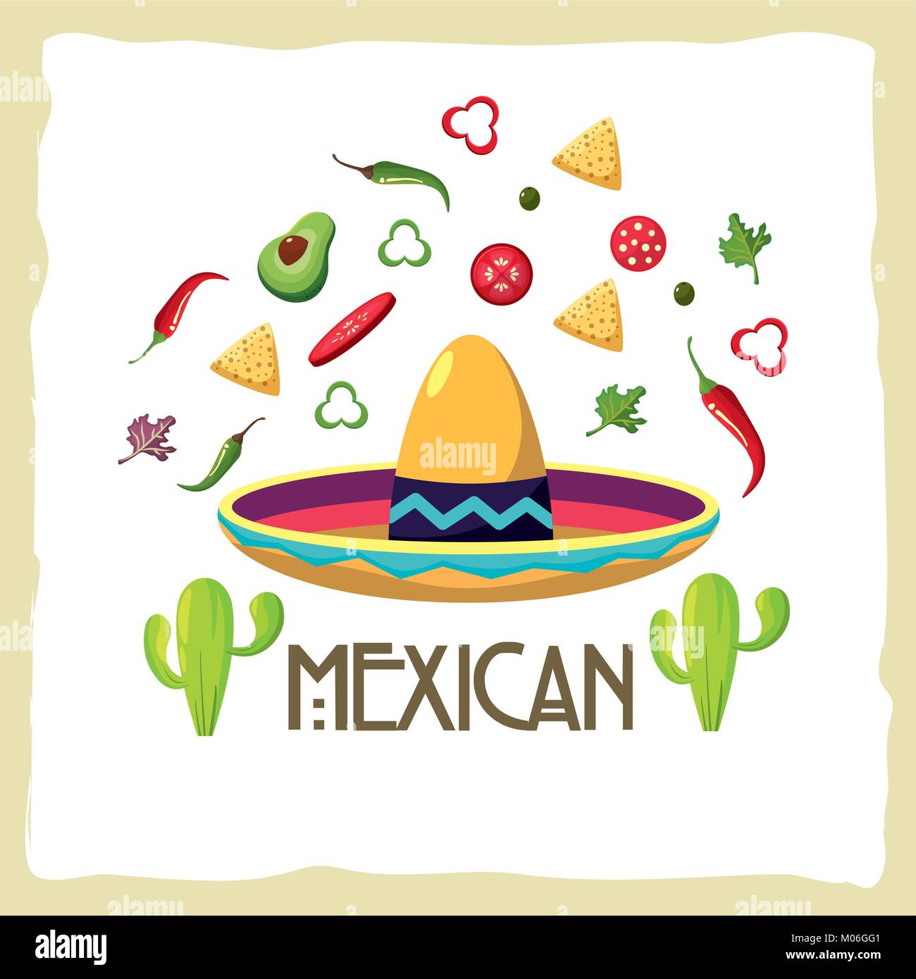 Mexican food design Stock Vector Image & Art - Alamy
