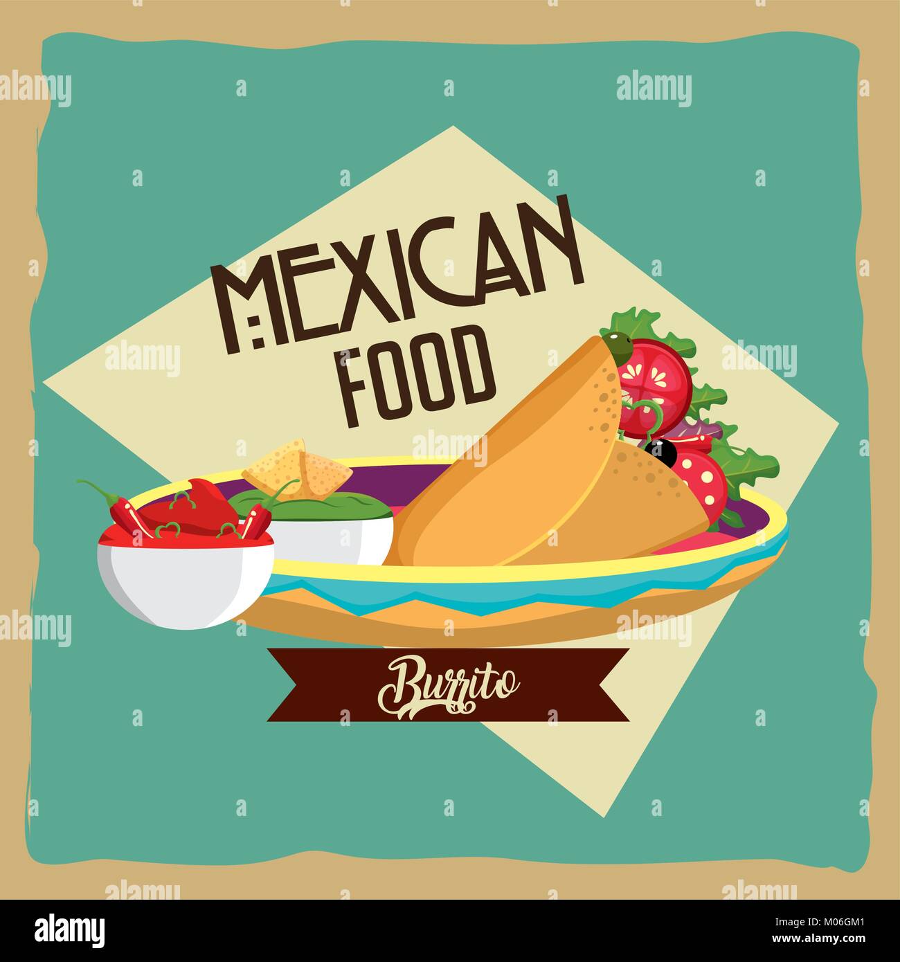 Mexican food design Stock Vector Image & Art - Alamy