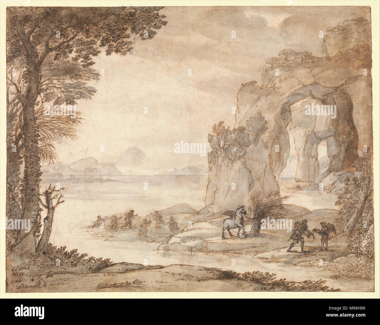 This artwork illustrates the Greek myth of Perseus and the origin of ...