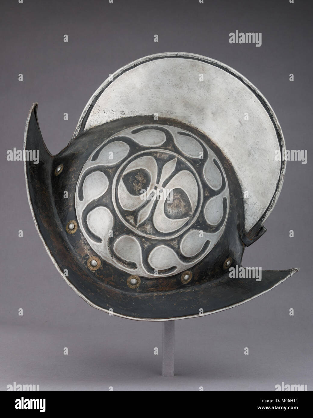 This 16th-century morion helmet was used in European warfare to protect ...