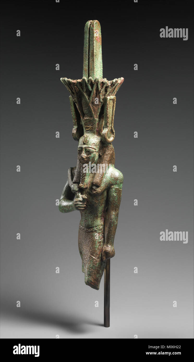 The sculpture of Nefertum represents the Egyptian god of lotus flowers ...