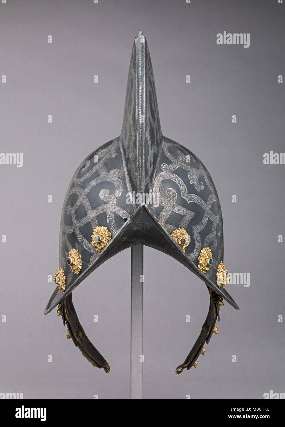 The Morion helmet, with a high crest and open face, was worn by ...