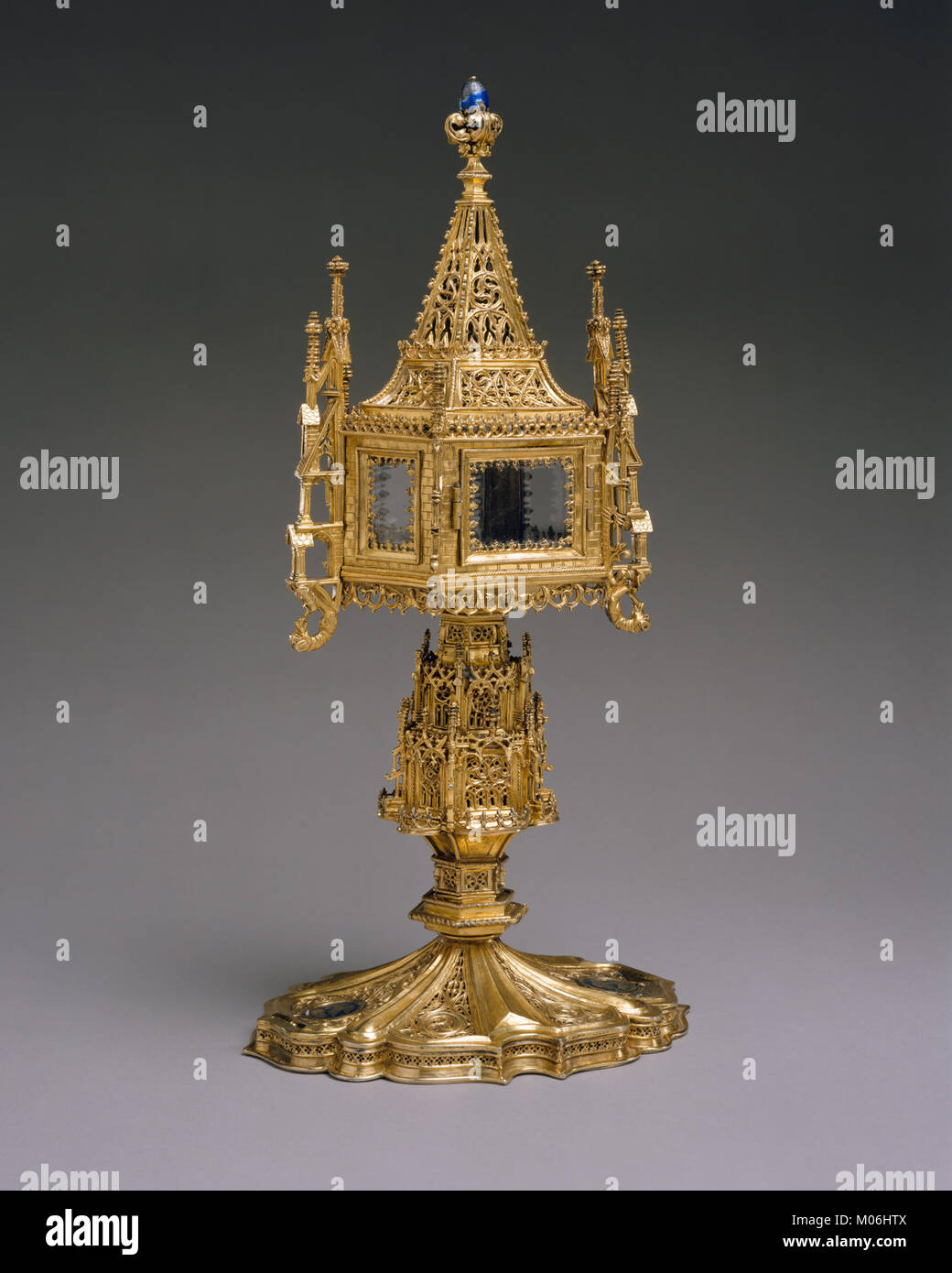 This monstrance, a religious object used for displaying the Eucharist ...