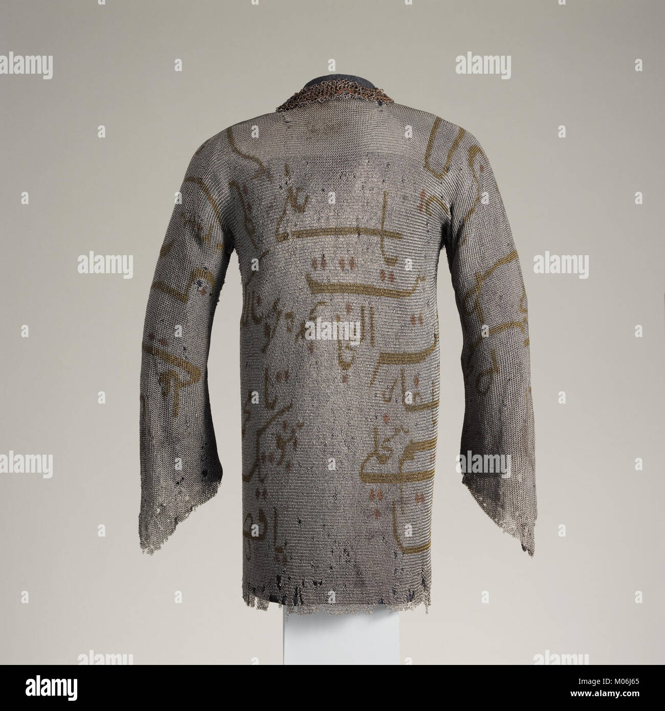 This mail shirt is a type of armor made from interlinked metal rings ...
