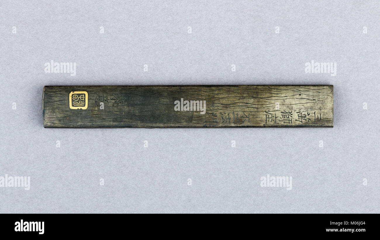 A Kozuka, the handle of a Japanese knife, often intricately designed ...
