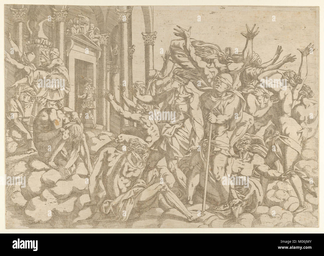 This artwork, titled 'Ignorance Defeated,' depicts a symbolic ...