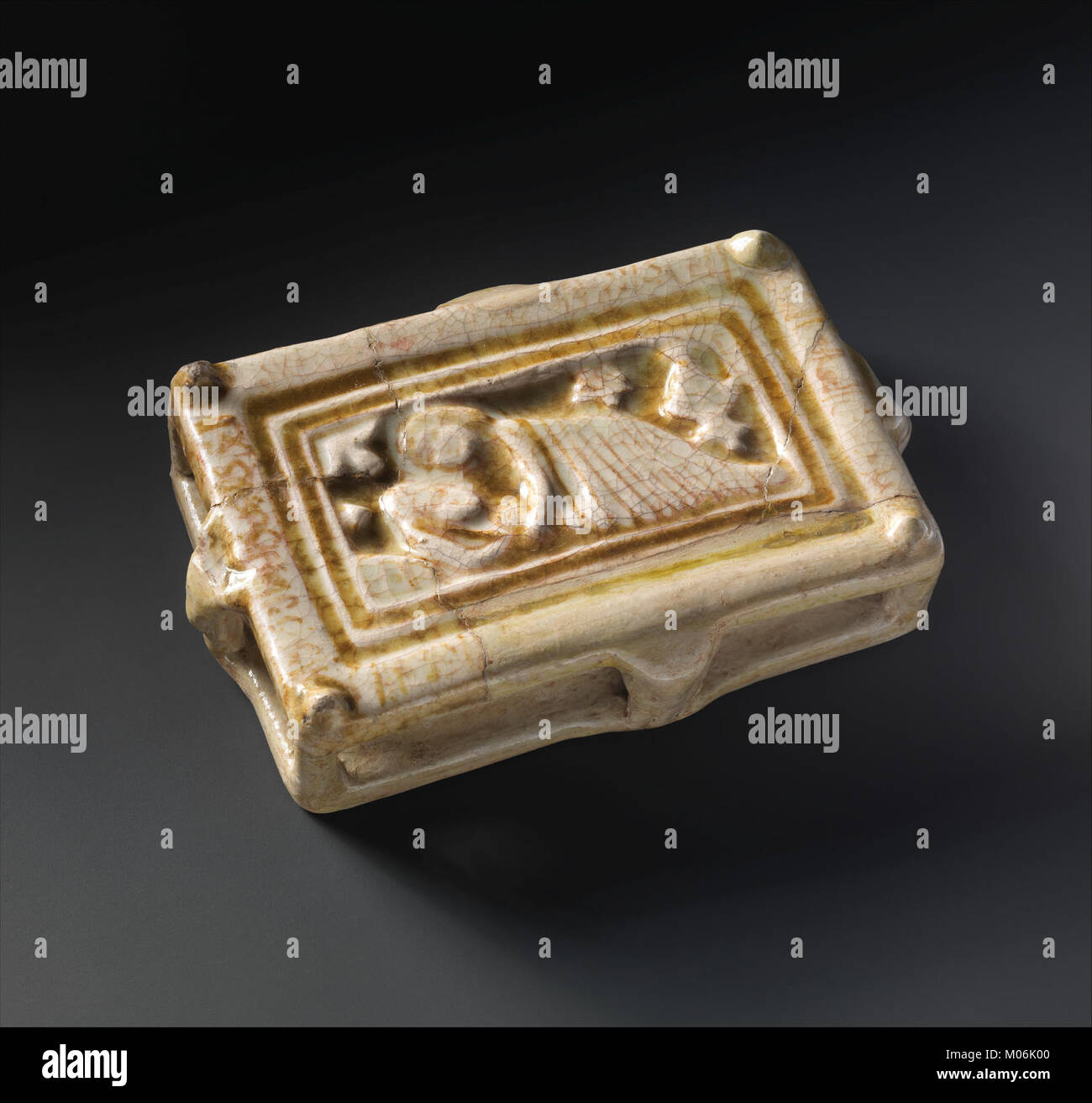 This model depicts a house with an amorous couple, likely representing ...