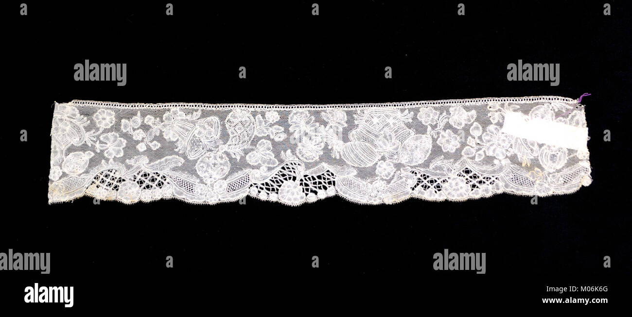This lappet is a historical fashion accessory worn as part of ...