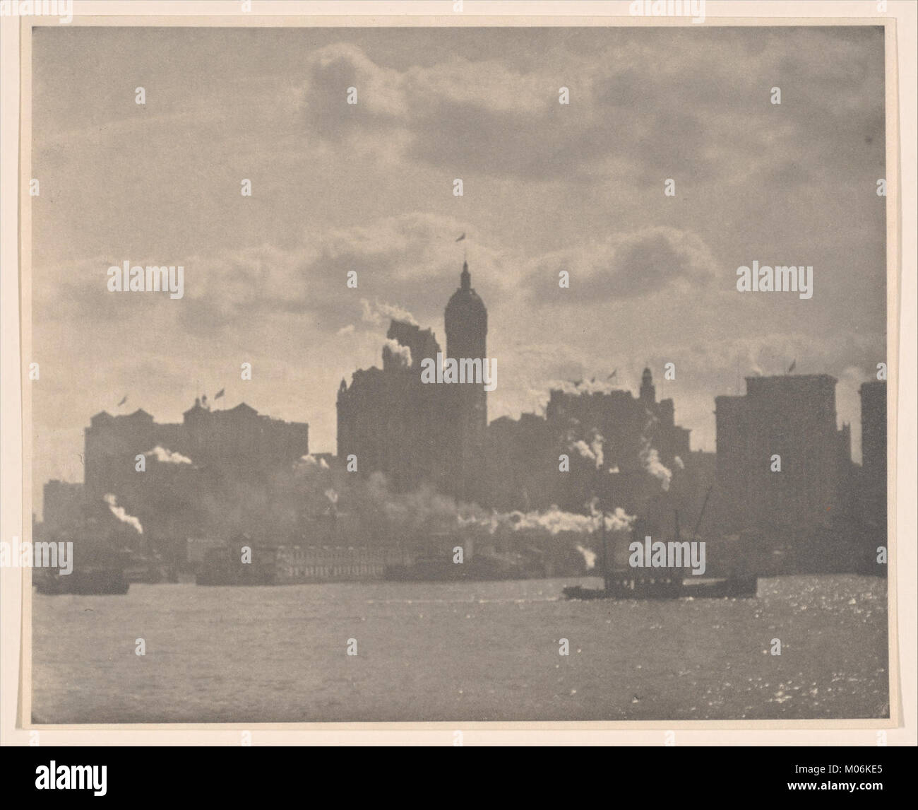 This image represents Lower Manhattan, capturing the architectural and ...