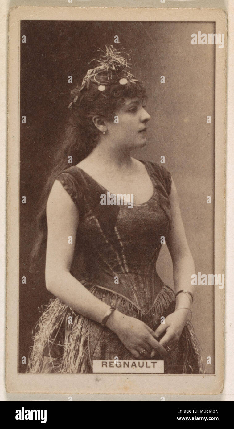 Miss Regnault, from the Actresses series (N245) issued by Kinney ...