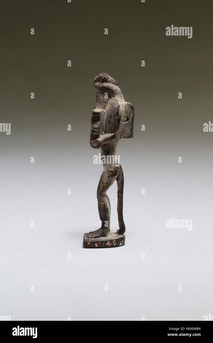 This sculpture represents Nehebkau, the ancient Egyptian snake deity ...