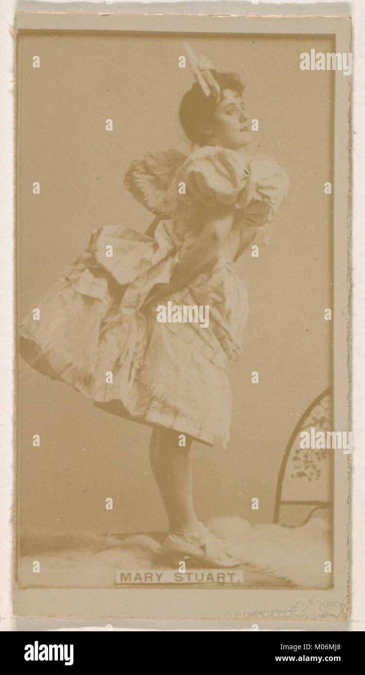 Mary Stuart, from the Actresses series (N245) issued by Kinney Brothers ...