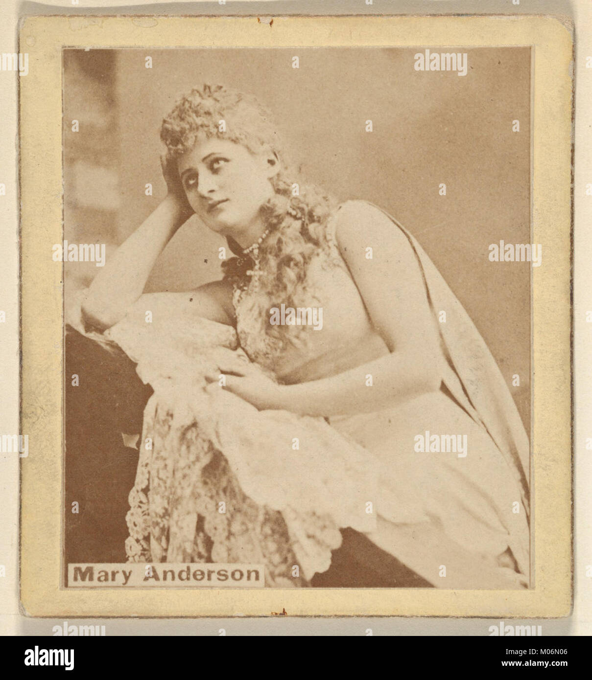 This portrait of actress Mary Anderson is part of a series promoting ...