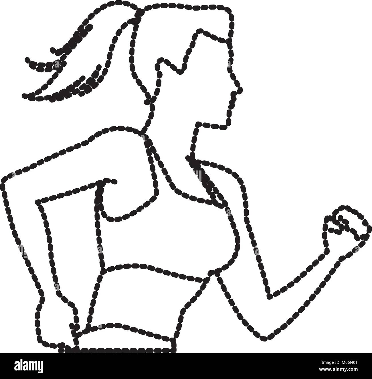 Fitness woman running Stock Vector Image & Art - Alamy