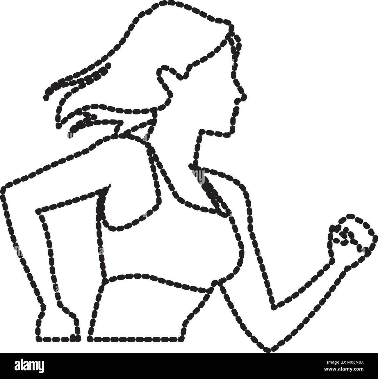 Fitness woman running Stock Vector Image & Art - Alamy