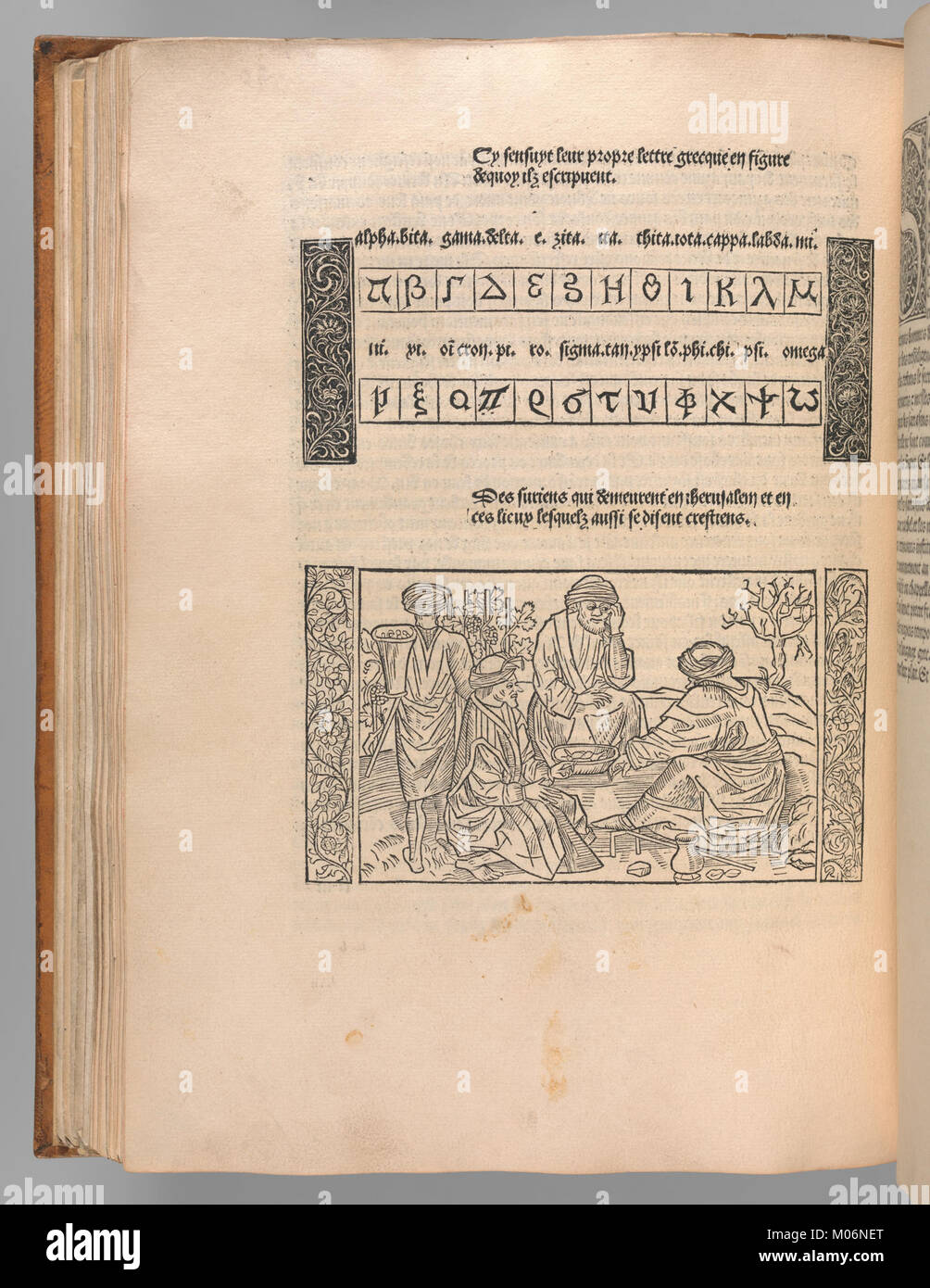 This artwork of a pilgrimage to the Holy Land illustrates the religious ...