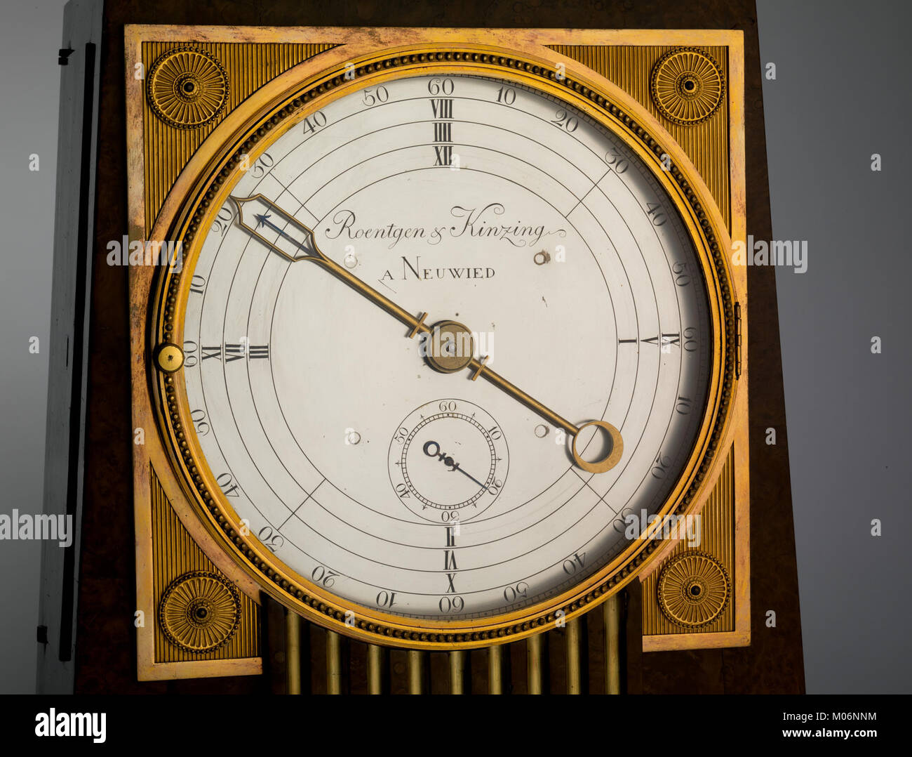 This obelisk-shaped clock features a Franklin movement, combining ...