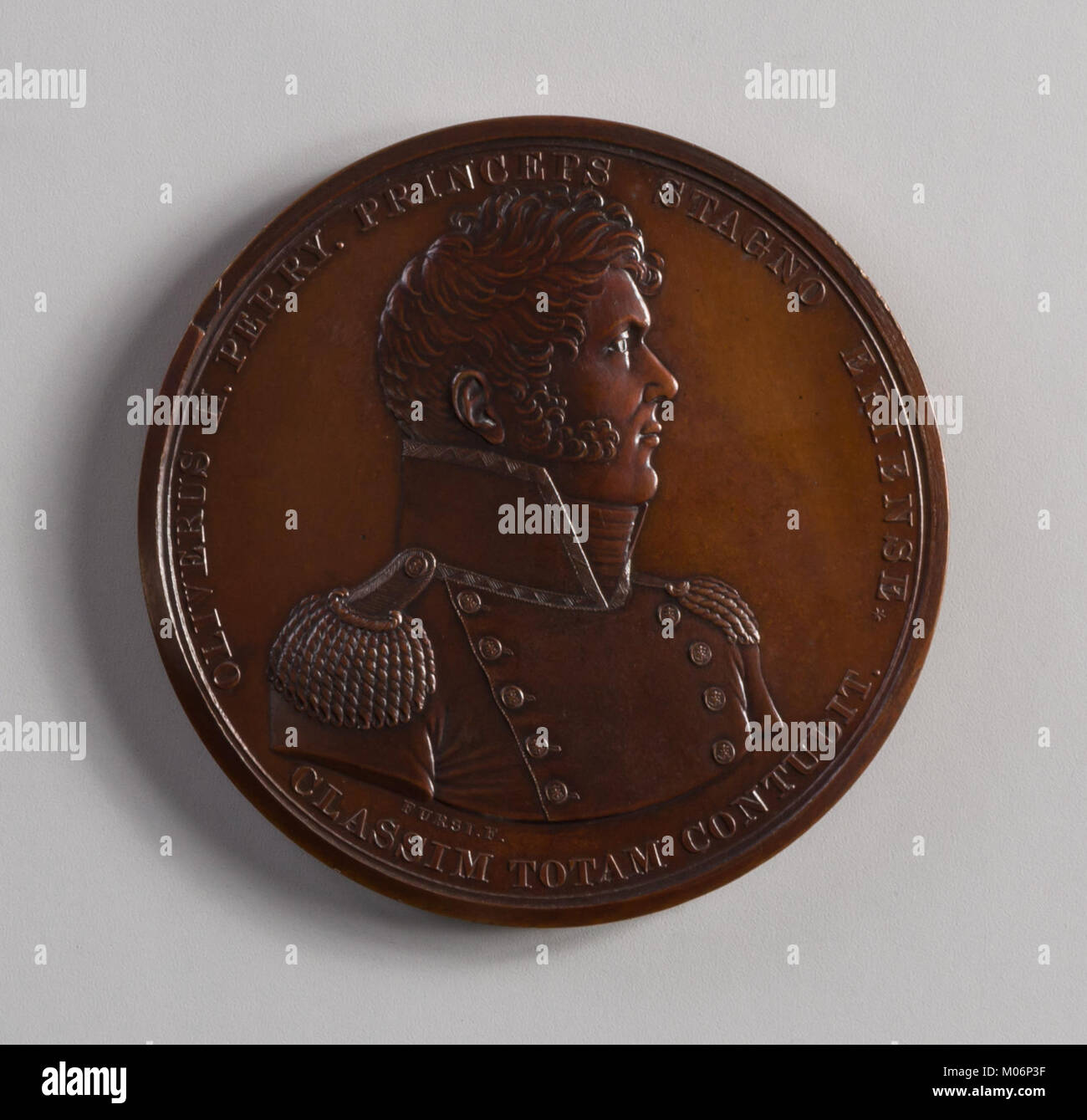 This medal commemorates Captain Oliver Hazard Perry, a key figure in ...