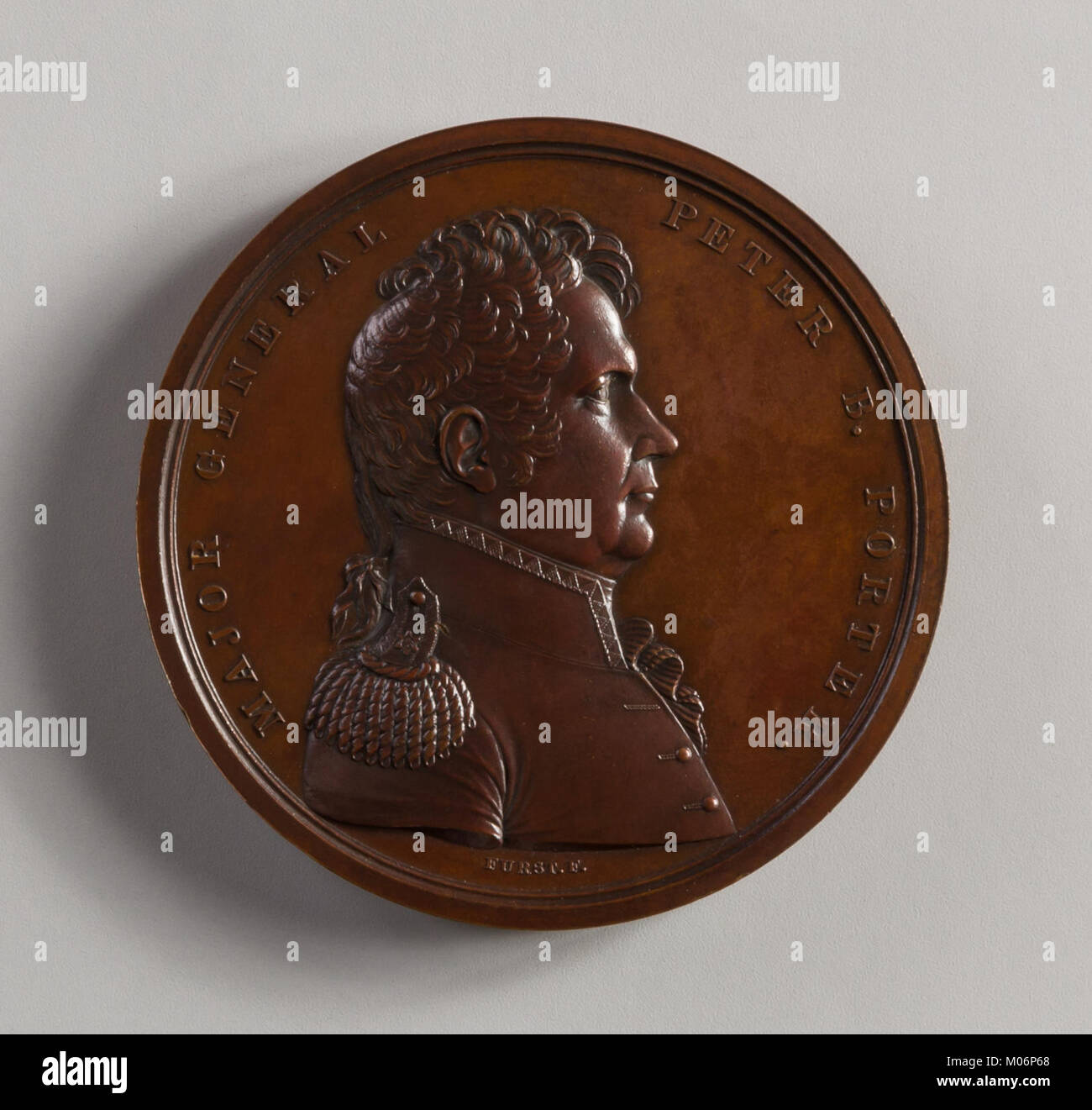 This medal commemorates Major General Peter B. Porter, reflecting his ...