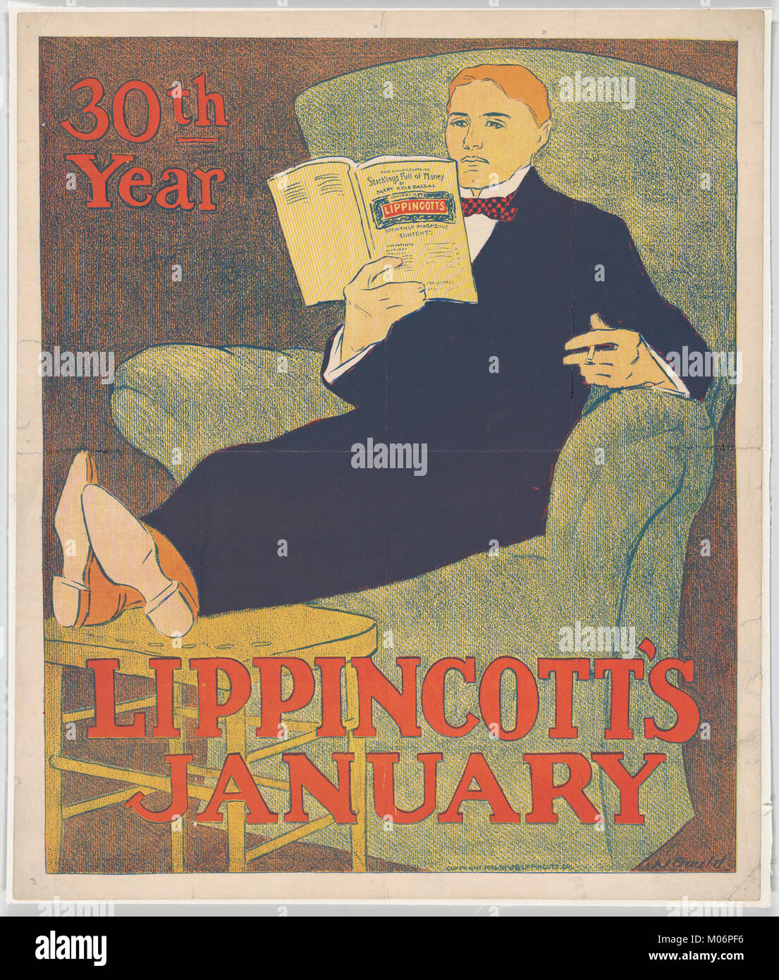 Lippincott's- 30th Year, January MET DP864603 Stock Photo - Alamy