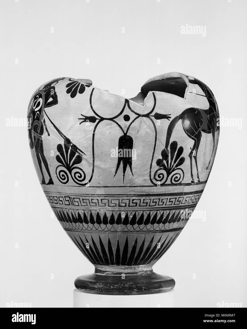 Amphora ancient greek work Black and White Stock Photos & Images - Alamy
