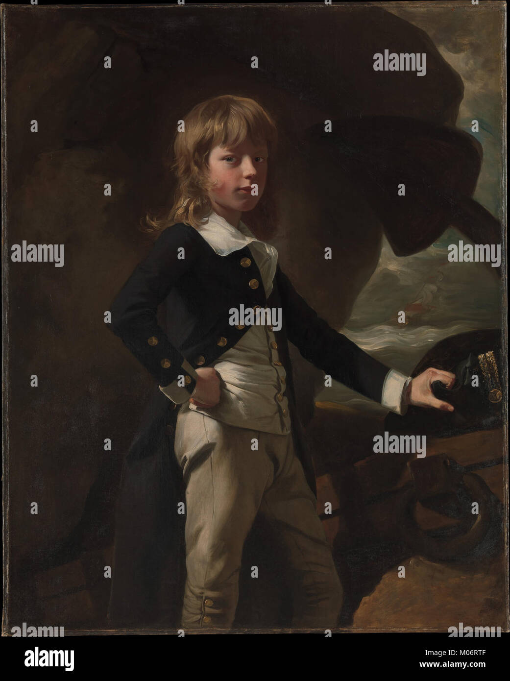 This portrait of Midshipman Augustus Brine portrays the young naval ...