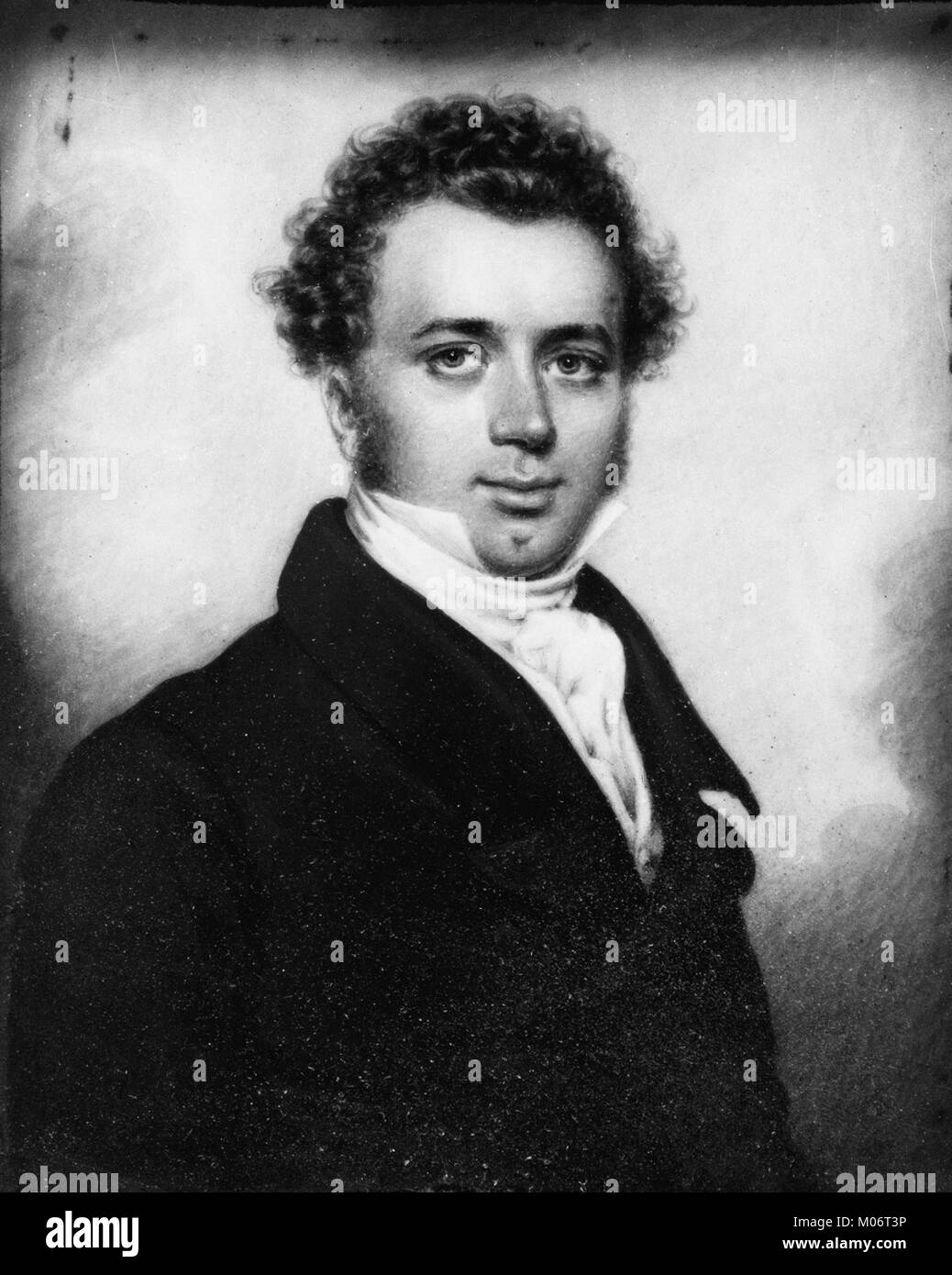 This 18th-century portrait of Jean Pierre Barre captures his likeness ...