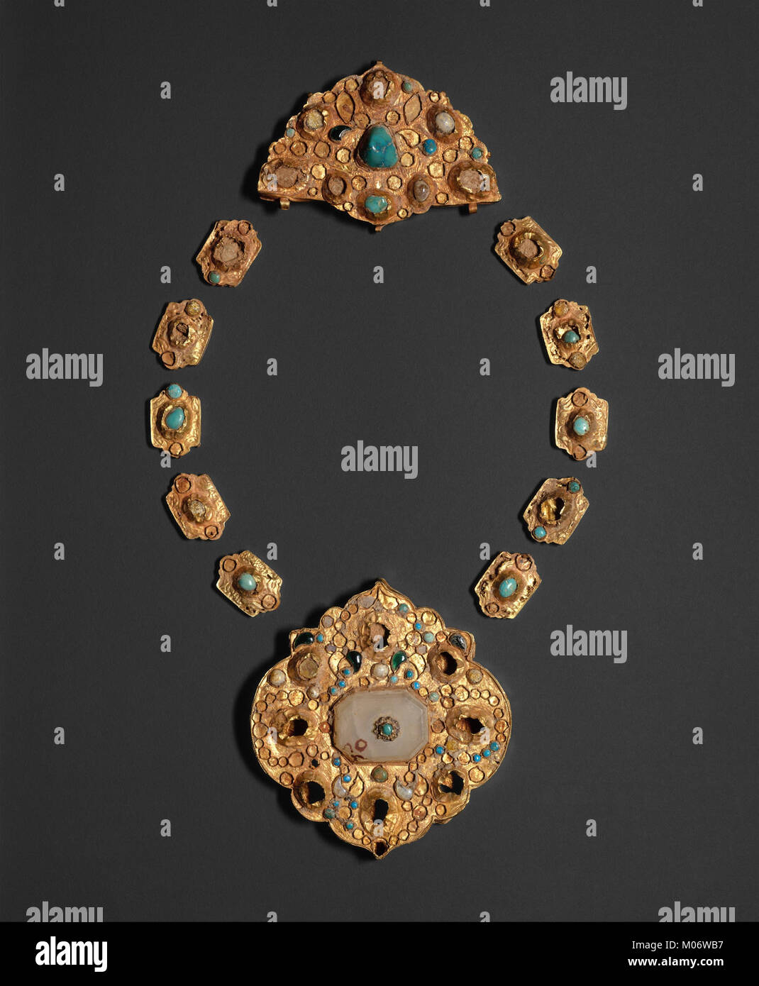 A collection of jewelry elements from the MET, showcasing various ...