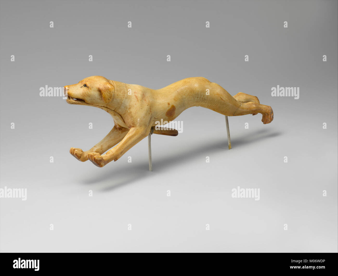 This mechanical dog is an example of early automaton technology ...