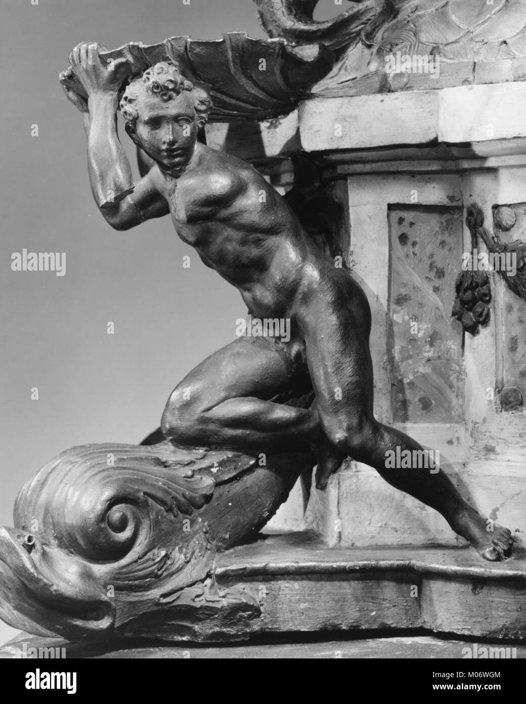 The fountain model illustrates architectural and aesthetic features ...