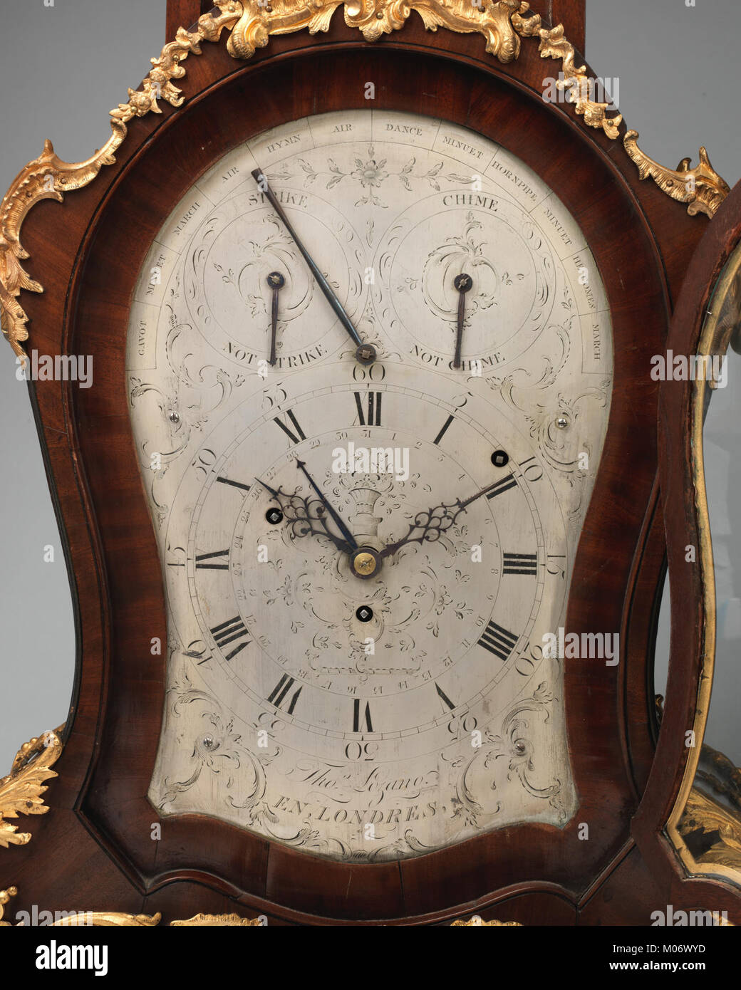 This musical bracket clock, part of The Metropolitan Museum of Art's ...