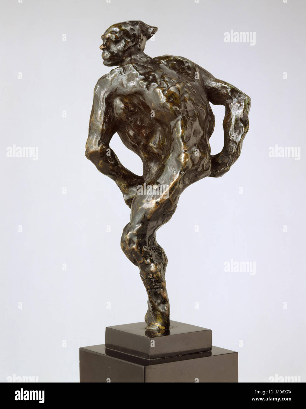 A portrait of the dancer Nijinsky, captured in an iconic moment of his ...