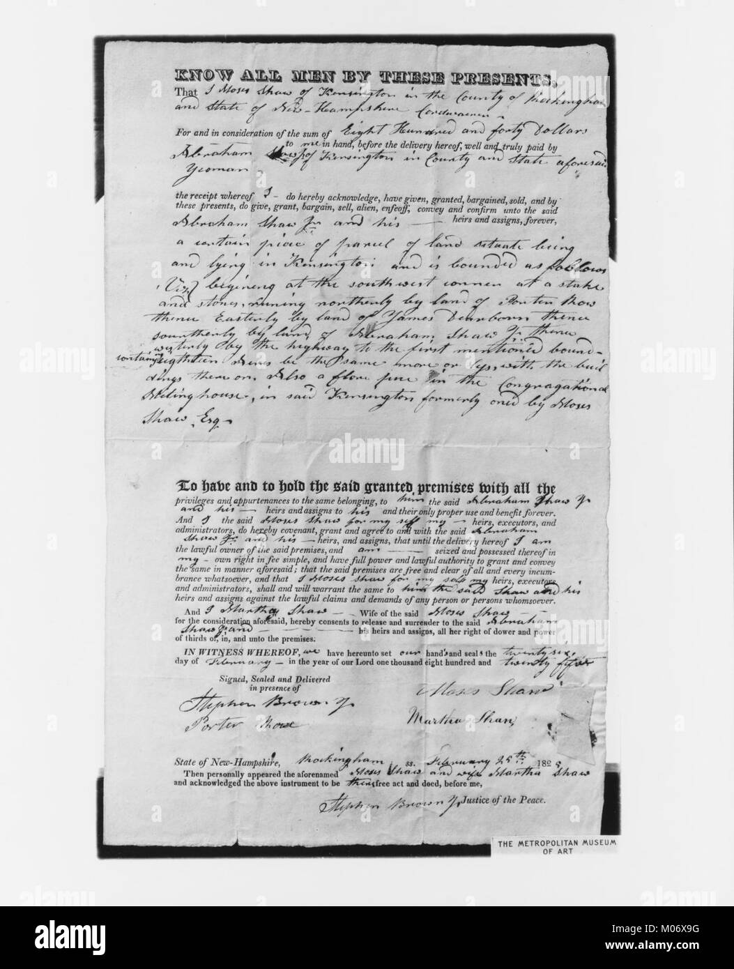 Shaw homestead Black and White Stock Photos & Images - Alamy
