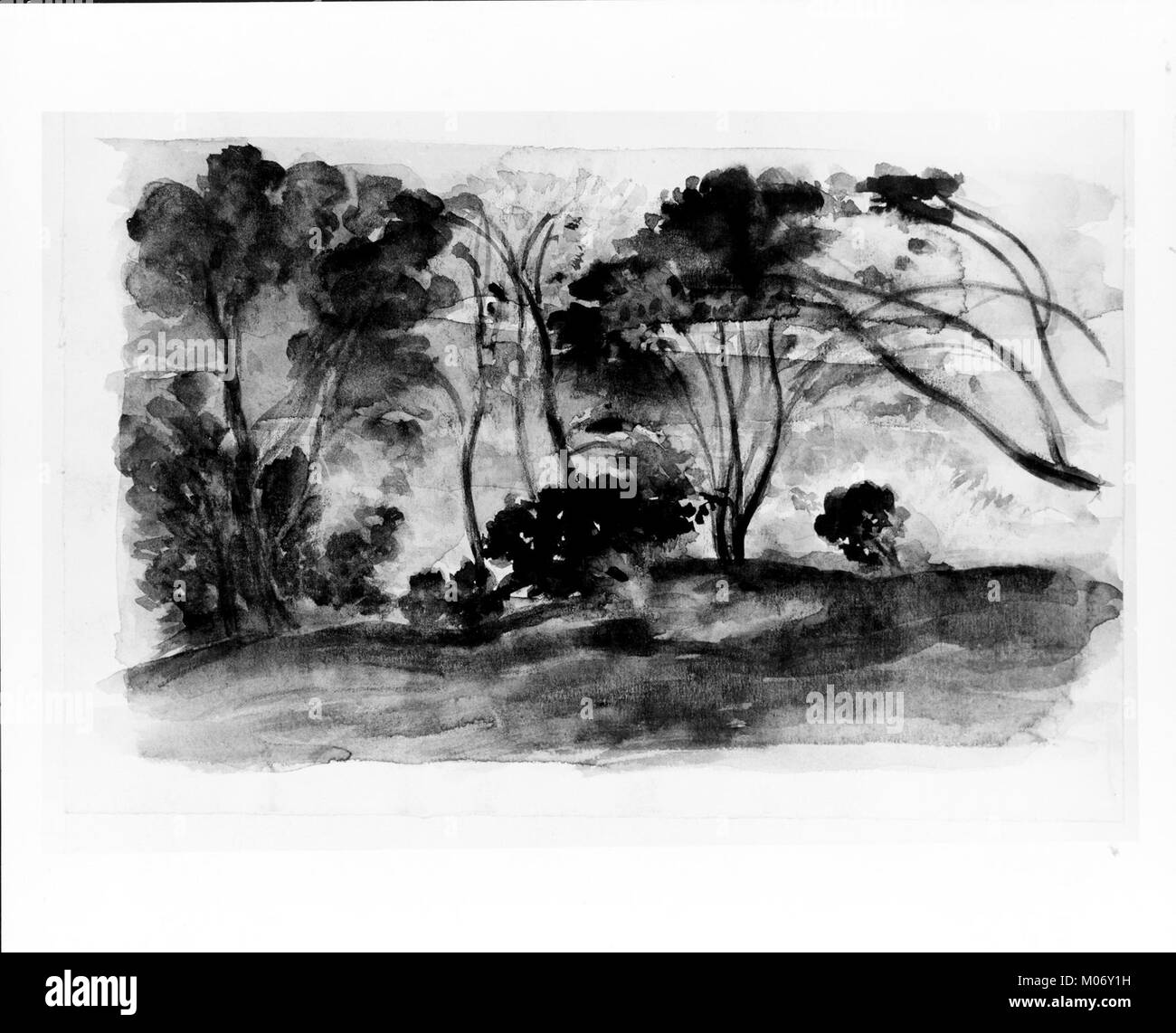 Somber landscape depicts hi-res stock photography and images - Alamy