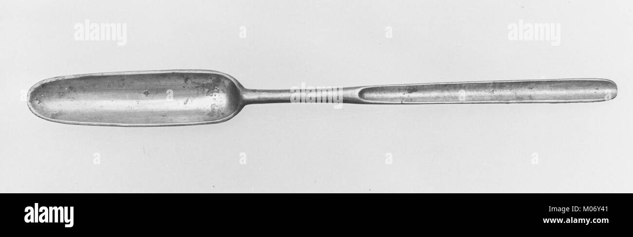 This marrow spoon was used to extract bone marrow, reflecting practical ...