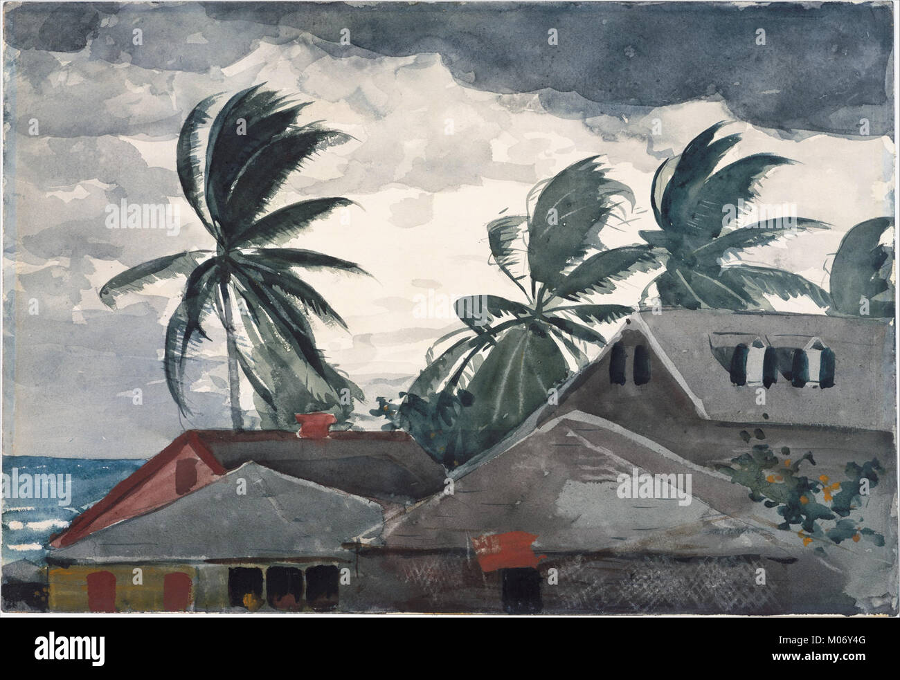 This depiction of a hurricane in the Bahamas highlights the dramatic ...