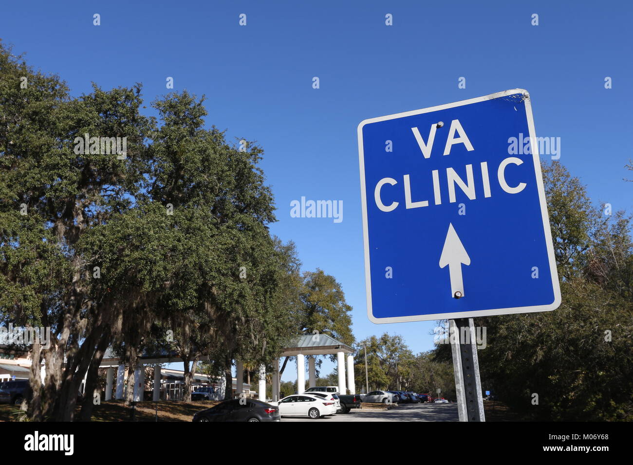 VA Veterans clinic sign Stock Photo - Alamy